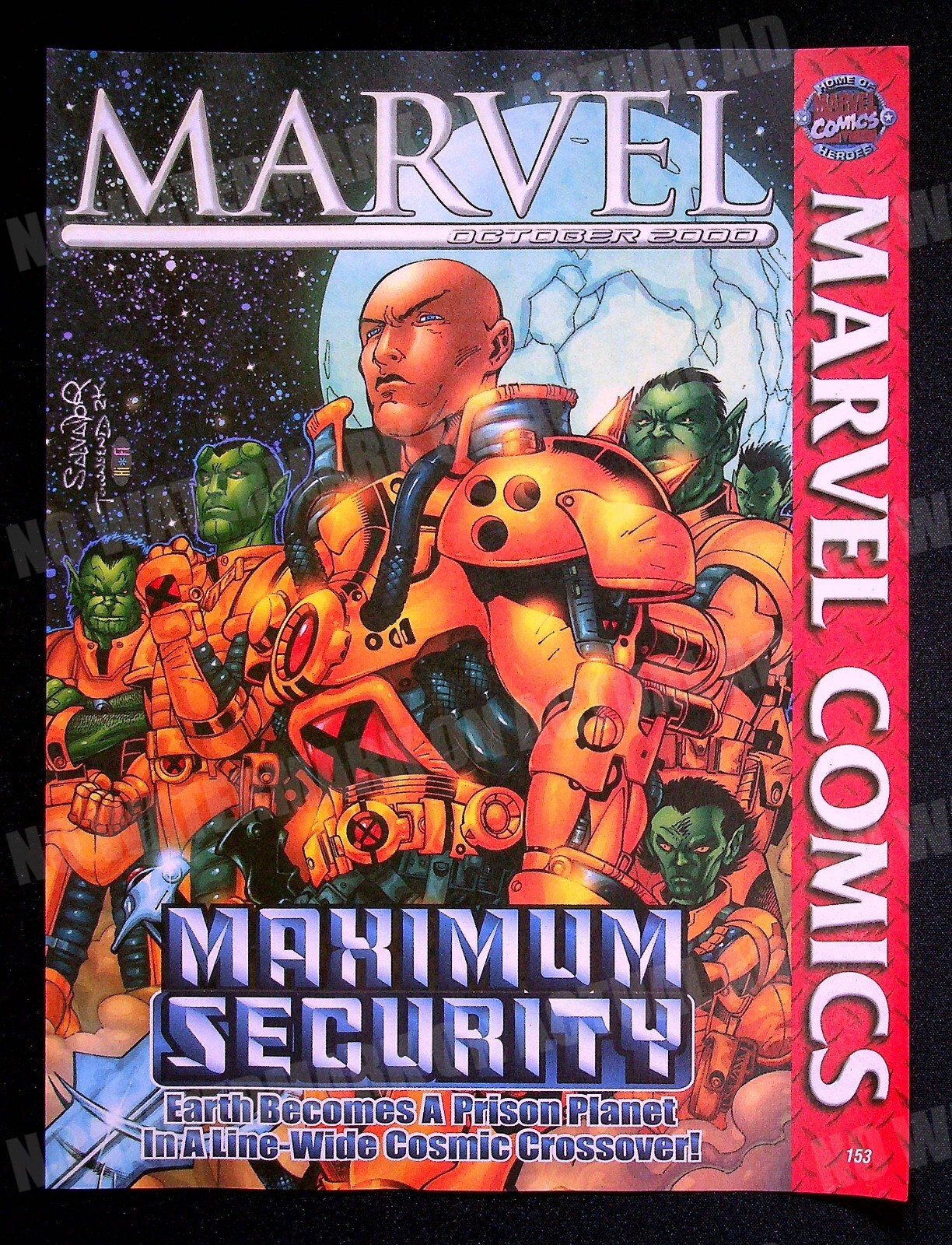 Maximum Security Marvel Comics 2000 Trade Print Magazine Ad Poster ...