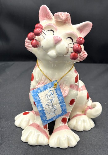 2004 WhimsiClay, Amy Lacombe 'Flamenco' Sitting Cat Figurine | eBay
