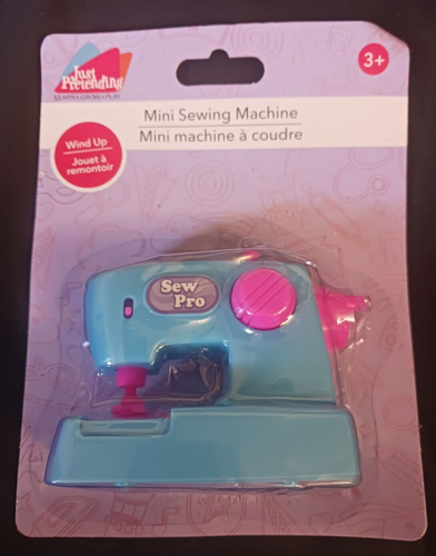 new Mini Toy Sewing Machine Wind Up color blue | eBay