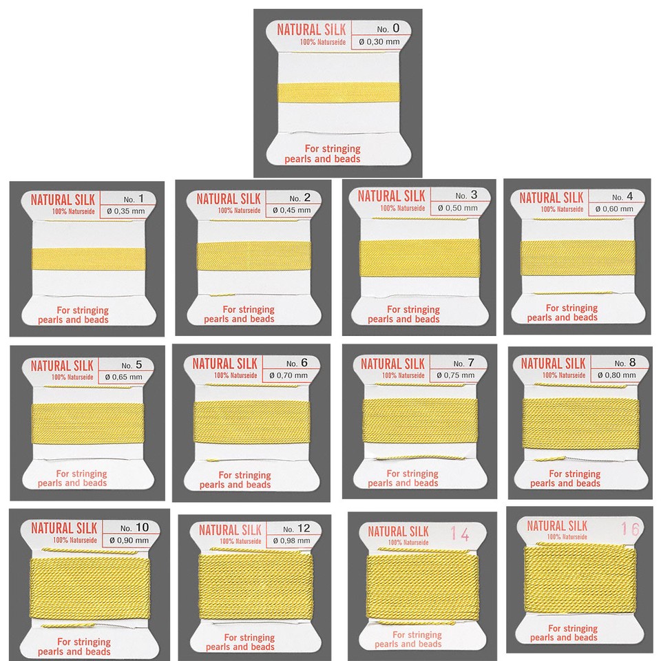 Griffin Silk Beading Thread W Needle Designers Choice Cord For Beads ...