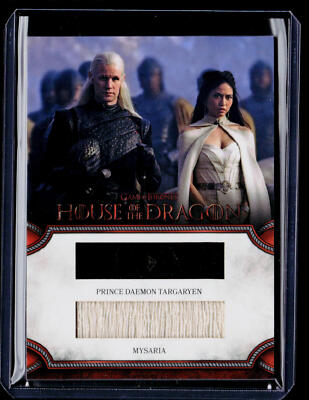 2024 House of The Dragon #DRC8 Prince Daemon Targaryen & Mysaria Patch ...