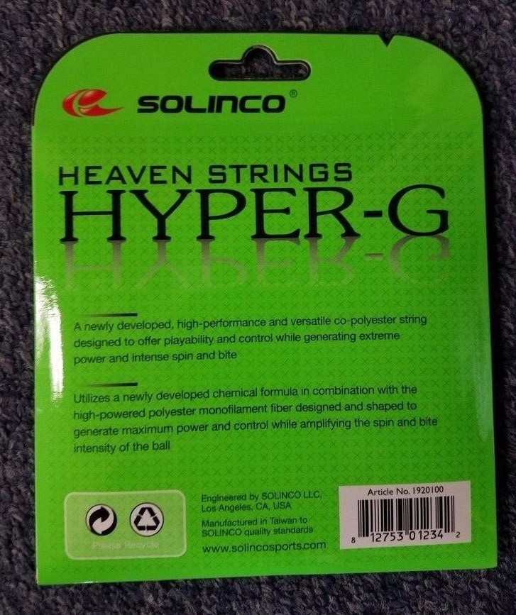 Solinco Hyper G Hyper-G 16L Gauge 1.25mm Tennis String NEW | eBay
