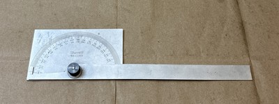 Starrett Steel Protractor No. C183 Machinist Tools USA | eBay