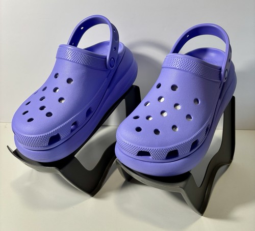 NEW! Crocs Classic Crush Platform Clogs Violet Lavender Women’s Sz 9 ...