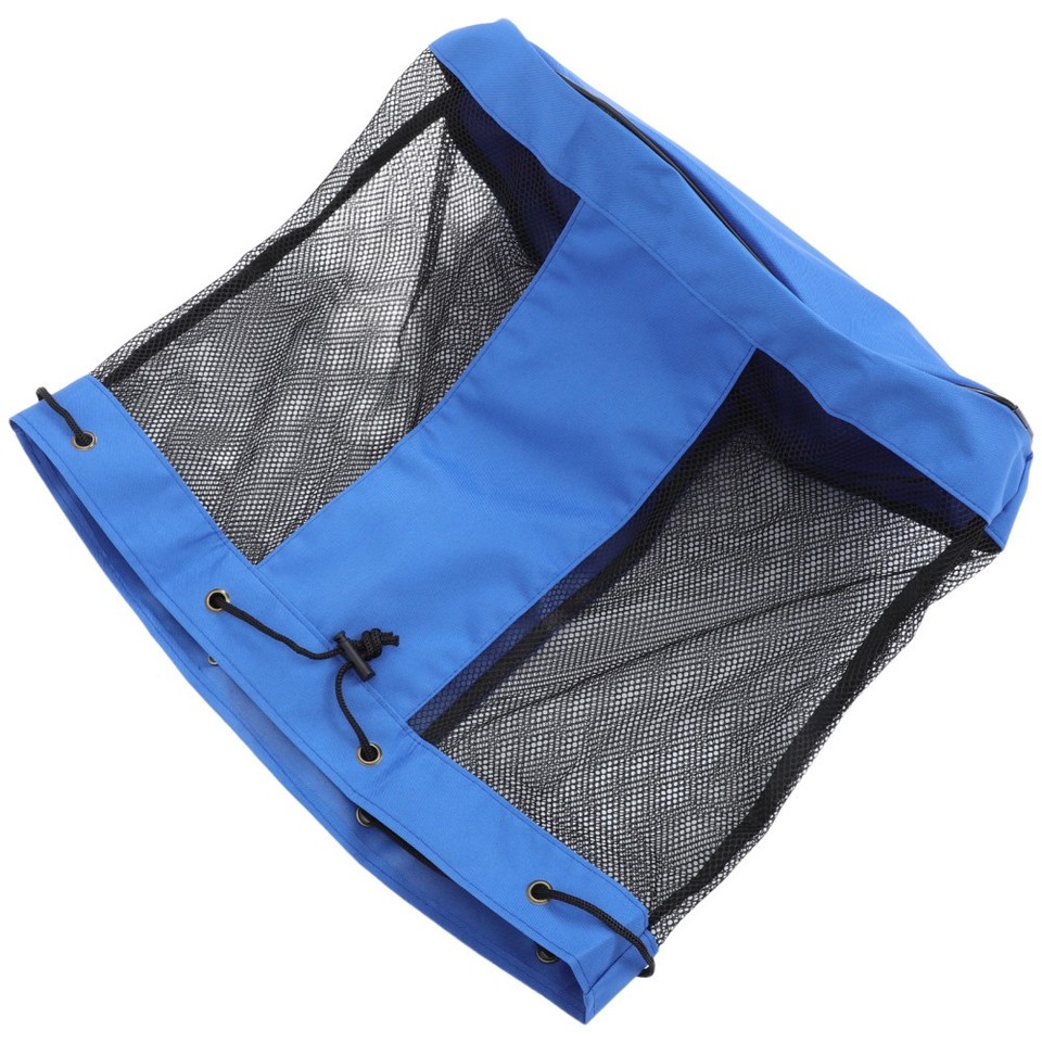 Large Mesh Ball Bag: Lightweight Drawstring Sack Adjustable Shoulder ...