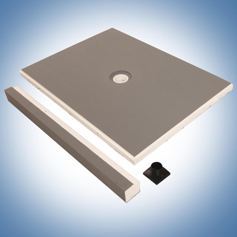 PreFormed ProPan Ready to Tile Shower Pan 48 x 48 PVC Drain Made in USA ...