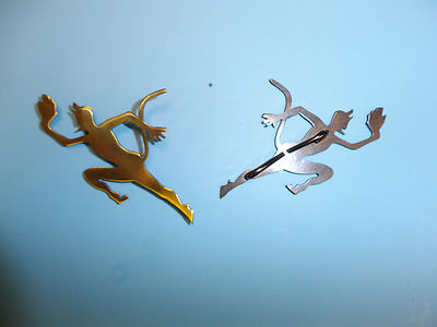 b5040 WW2 German U-boat cap badge u-552 Roter Teufel Red Devil Erich ...