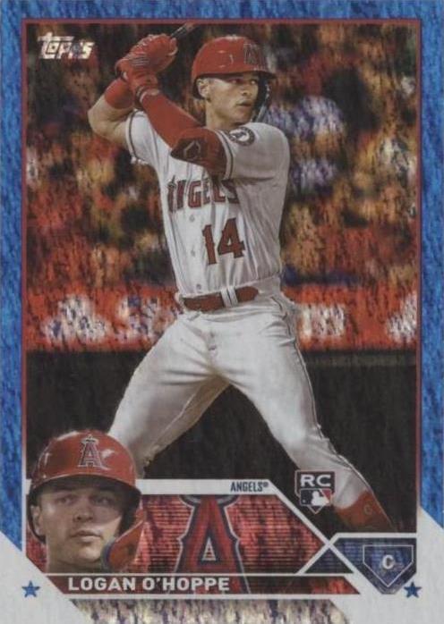 2023 Topps Series 2 - Logan O'Hoppe #363 Blue Foil /999 (RC) for sale ...