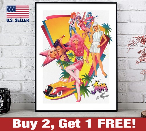 Jem and the Holograms Poster 18" x 24" Print Retro 80s Box Wall Art 1 ...