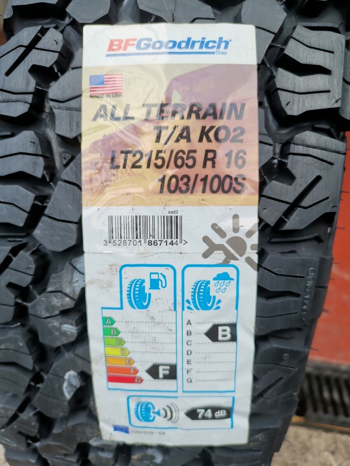 X2 215 65 16 BFGoodrich KO2 ALL TERRAIN 4x4 TOP QUALITY TYRES 215/65R16 ...
