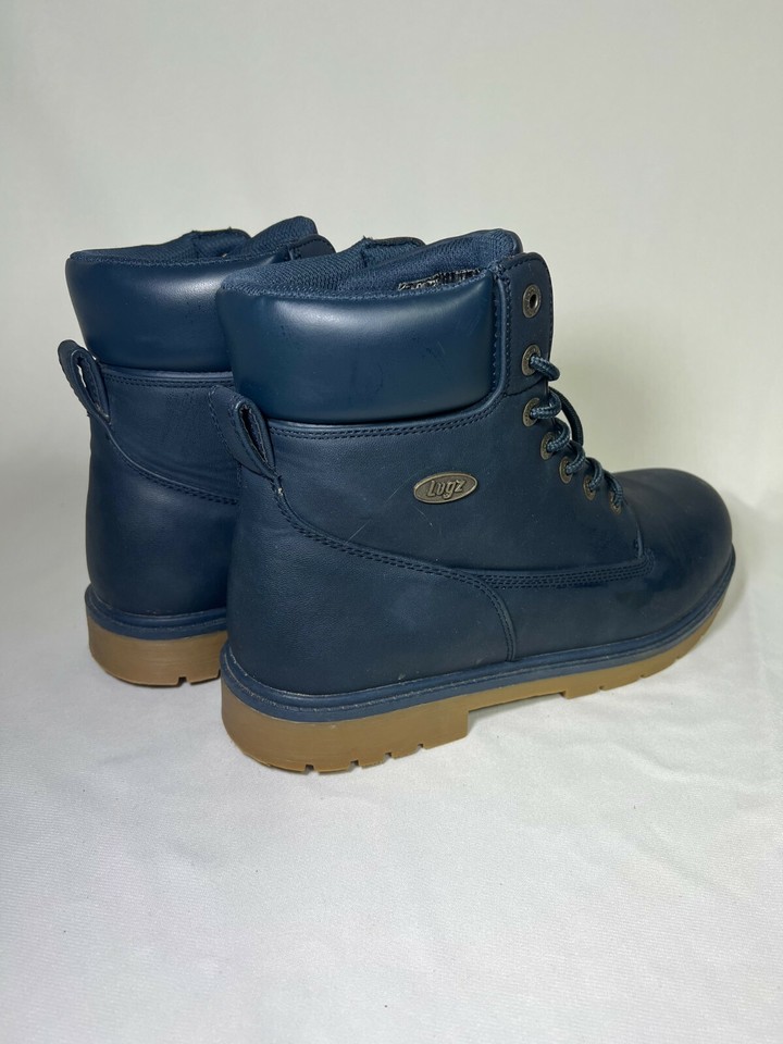 Lugz Convoy Protective Mens Boots Size 12 Blue Man Made Upper MBRCHV ...