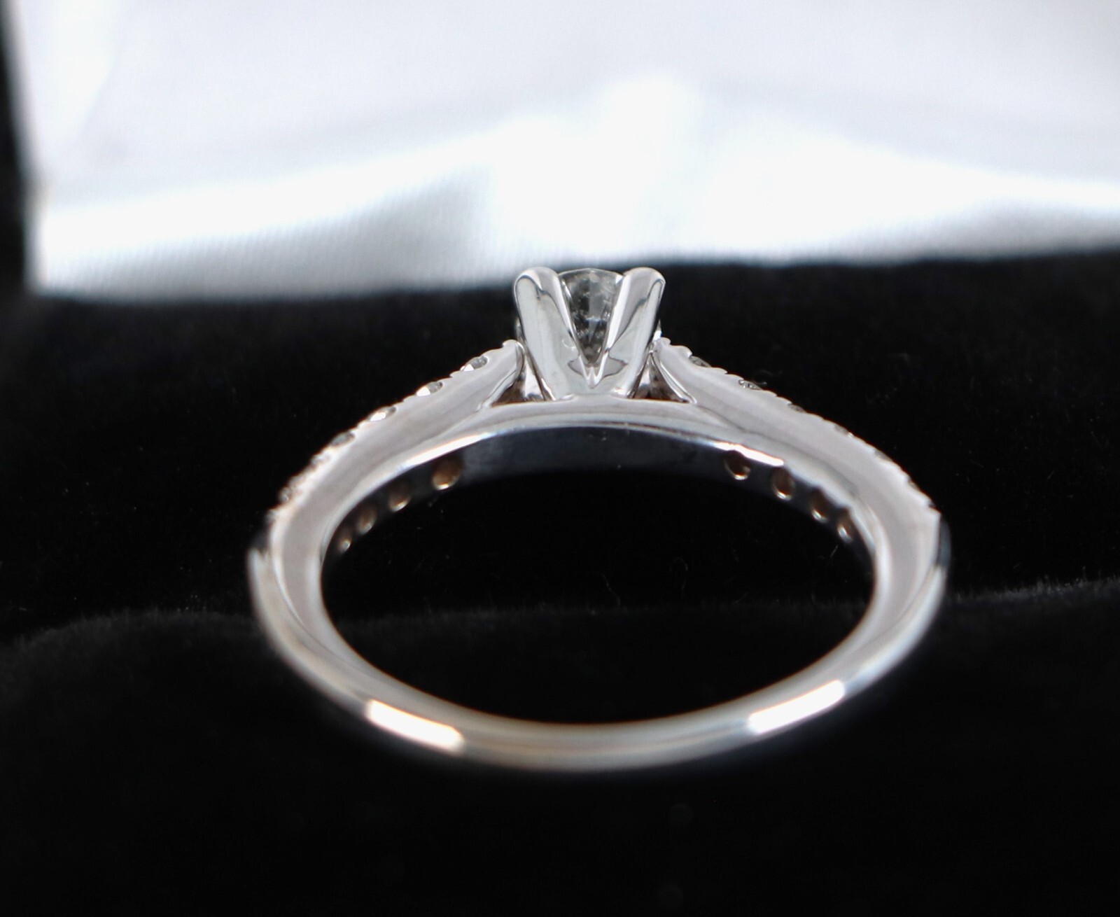 $2,750 Tolkowsky 14K White Gold GSI Round Diamond Engagement Ring 6.25 ...