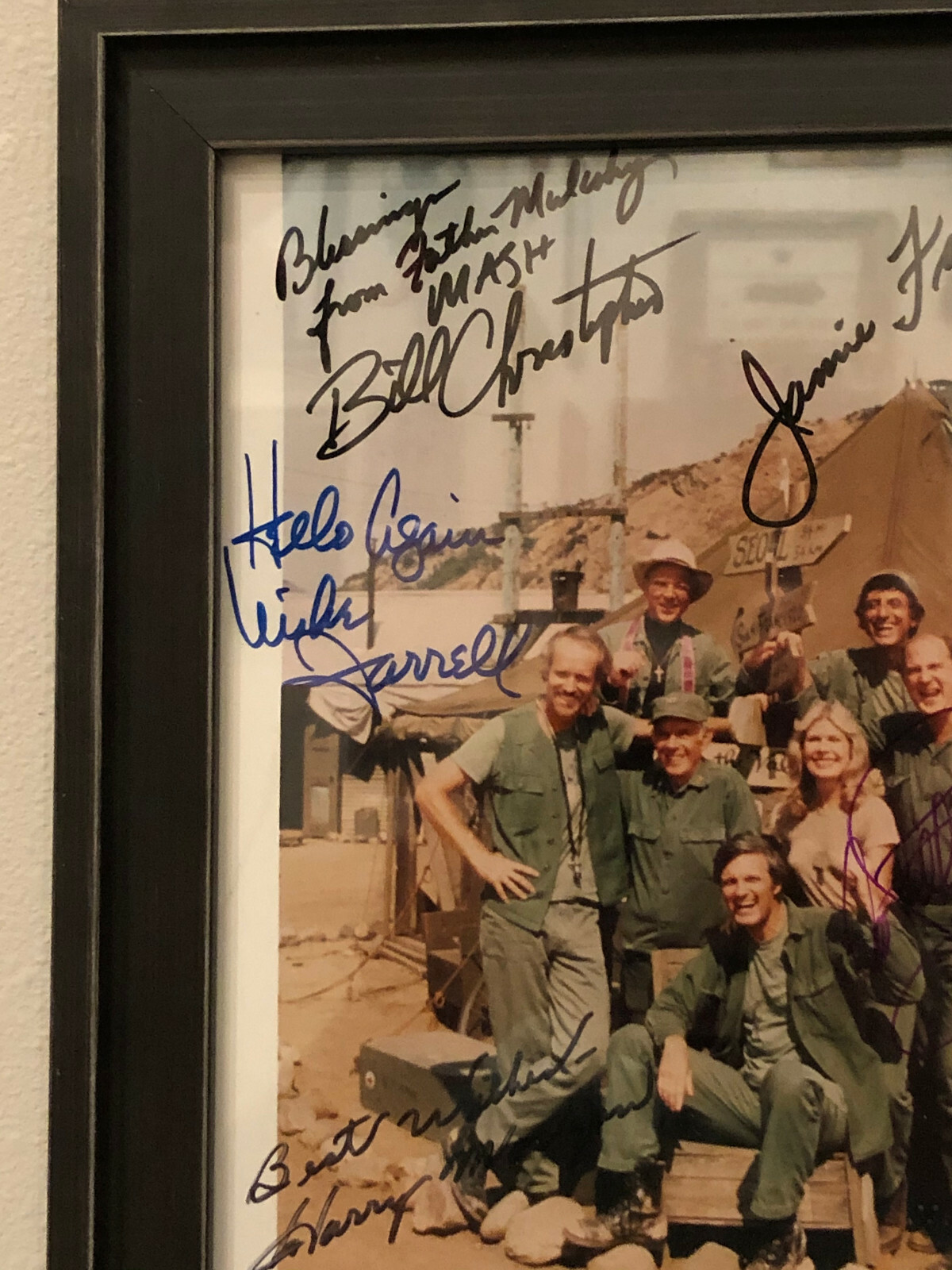 VERY RARE MASH FULL JSA LOA MULTI CAST 7X SIGNED 8X10 AUTO AUTOGRAPH ...