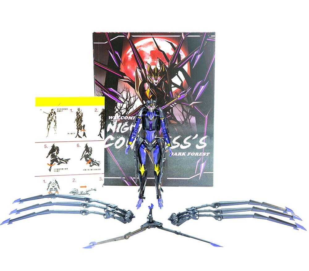 APC Night Countess Dark Forest Blackarachnia TFP Black Widow Spider ...