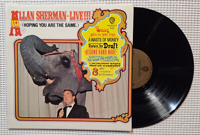 ALLAN SHERMAN Live Orig '66 WARNER BROTHERS Mono Comedy Parody Vinyl LP ...