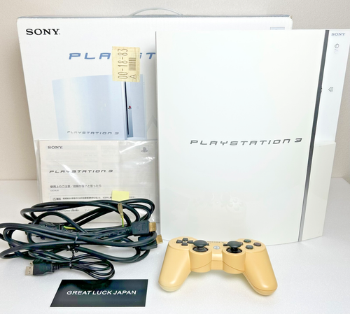 PLAYSTATION 3 (80GB) PS3 sony Ceramic white CECHL00 Console w ...