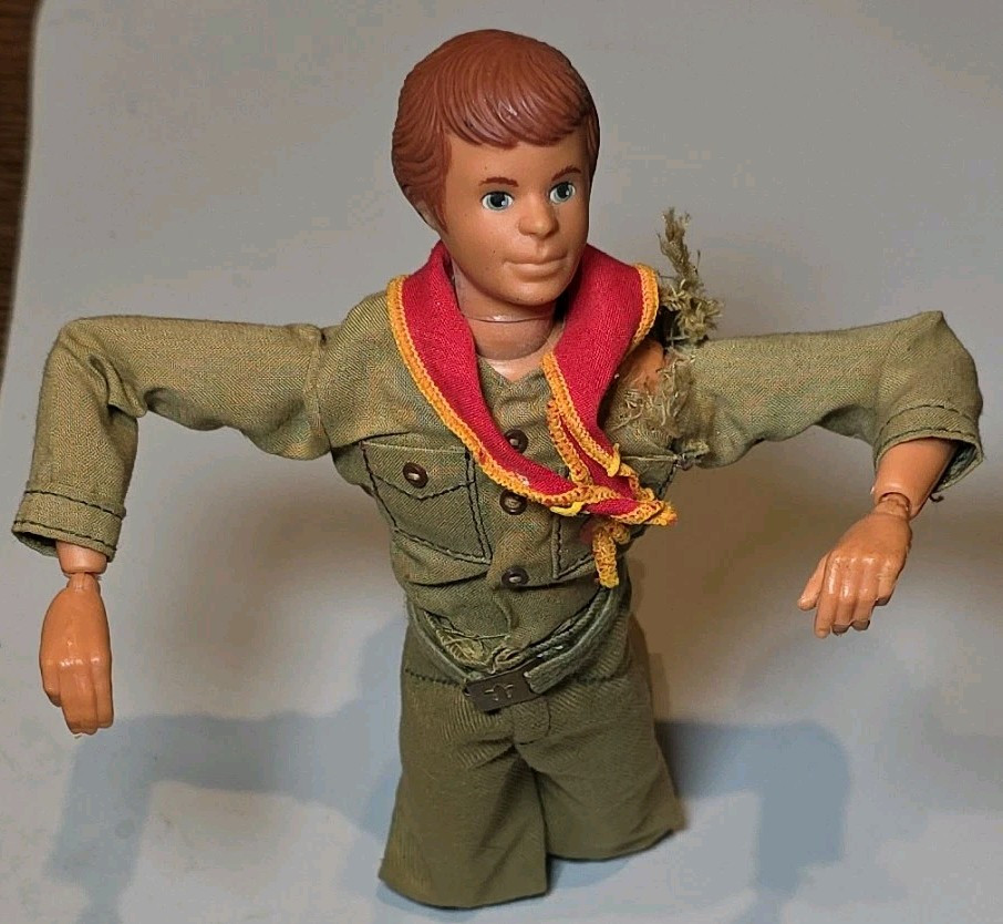 Vintage 1974 Kenner Steve BSA Boy Scout America Action Figure Doll Kids ...