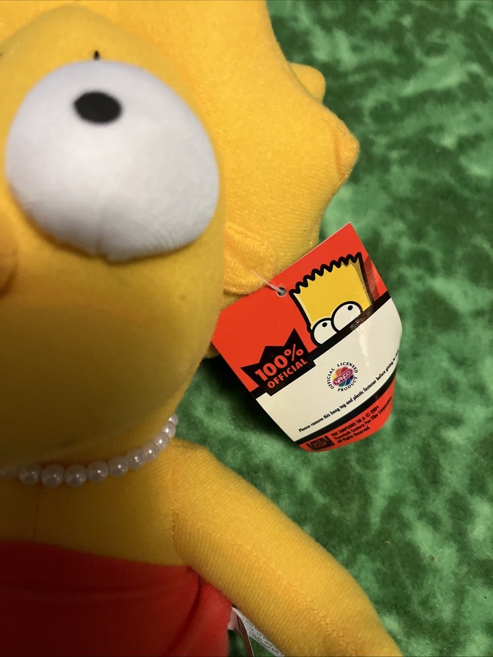 Universal Studios the Simpsons Lisa Simpson 12-inch Stuffed Plush Doll ...