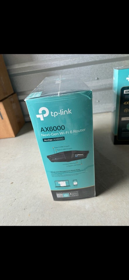 TP-Link Archer AX6000 8 Ports Wi-Fi 6 Router (Sealed) | eBay