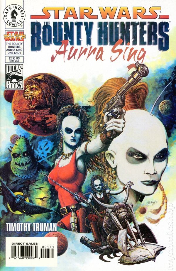 Star Wars Bounty Hunters Aurra Sing #1 VG 1999 Stock Image Low Grade | eBay