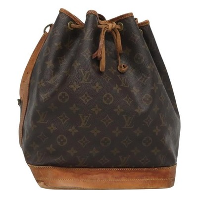 LOUIS VUITTON Monogram Noe Shoulder Bag M42224 LV Auth 126410 | eBay