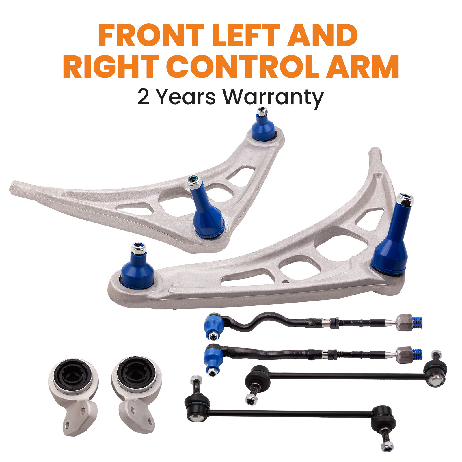Front Lower Wishbone Control Arms Full Kit For BMW 3 Series E46 COUPE ...