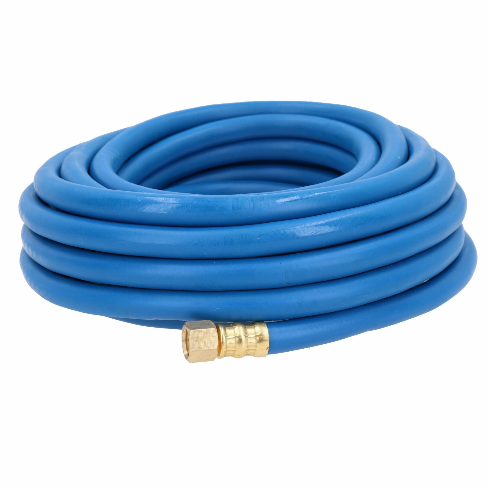 10m Air Hose 8mm Soft Rubber Air Line Compressor 1/4" BSP Brass Ends ...