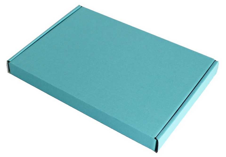 SATIN LIGHT BLUE MINI A6 A5 A4 PIP BOXES LARGE LETTER SHIPPING BABY ...