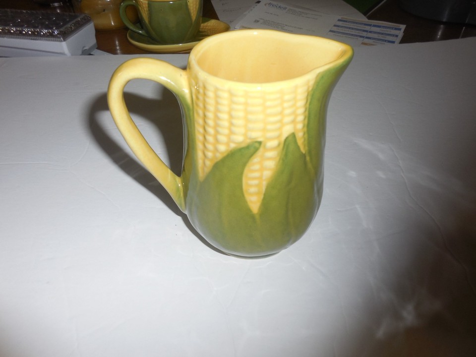 VINTAGE SHAWNEE CORN KING CREAM PITCHER #70 5 INCES TALL | eBay