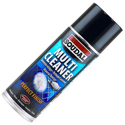 Soudal Multi Cleaner Foam Aerosol Spray Cleaning Glass PVC Textiles ...
