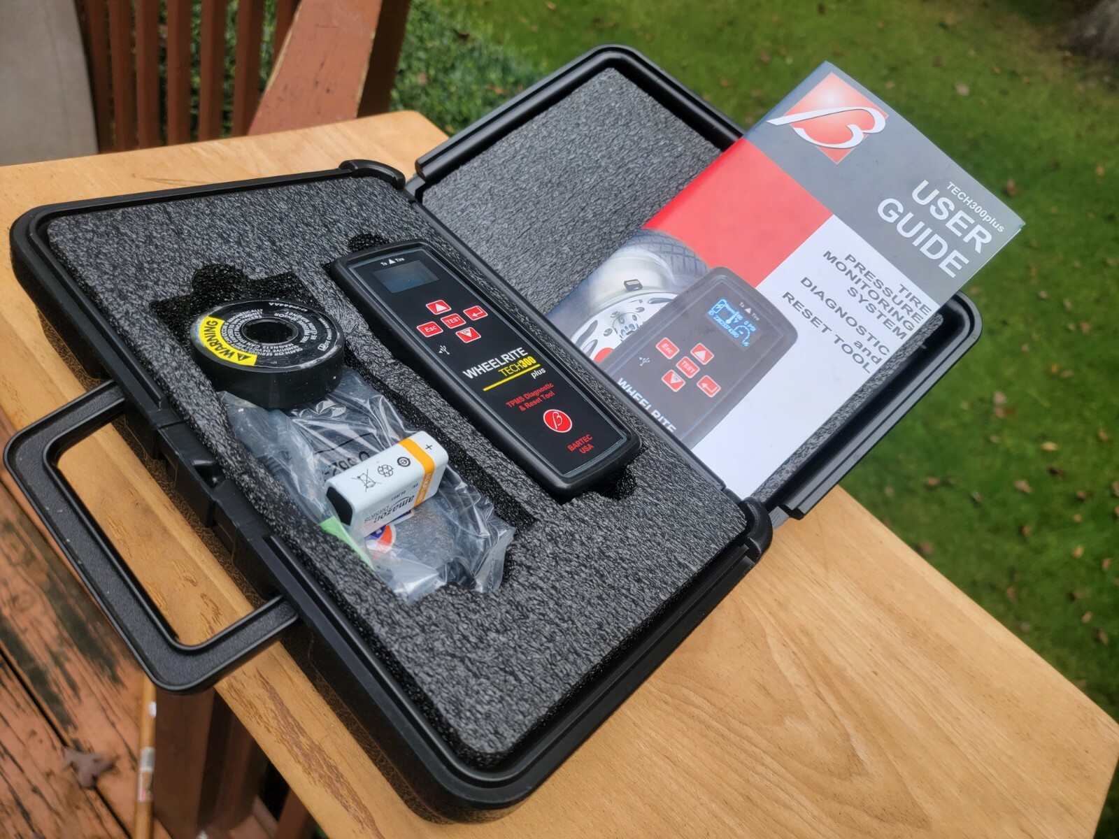 Bartec Wheelrite Tech300 Plus TPMS Diagnostic & Reset Tool With Case ...