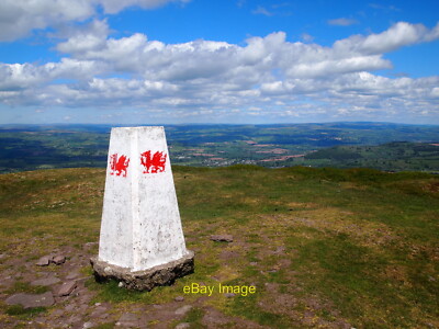 Photo 6x4 Trig Point, Mynydd Troed Pengenffordd c2019 | eBay UK