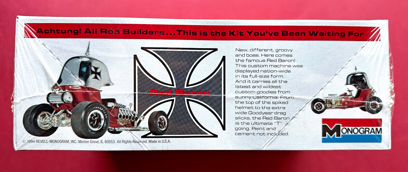RED BARON Tom Daniels Show Hot Rod 1/24 Scale Monogram Model Kit #6740 ...