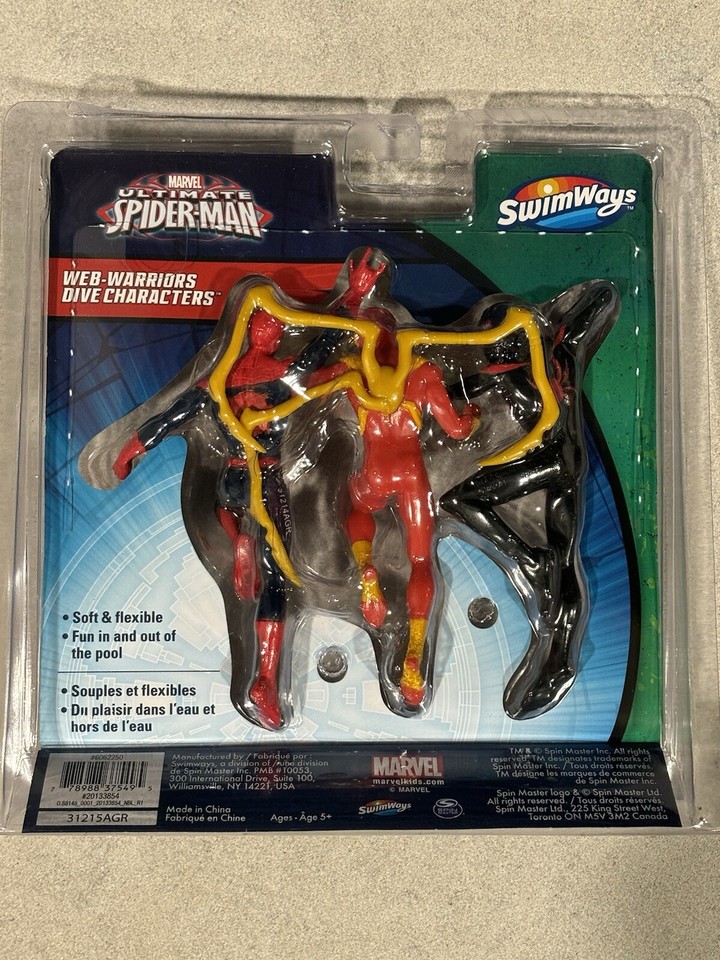 Marvel Swimways, ULTIMATE SPIDER-MAN, Dive Characters, WEB-WARRIORS Set ...