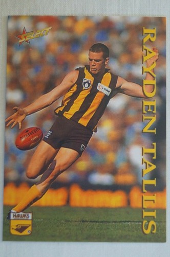 Hawthorn Hawks AFL-VFL Football Select Vintage Football Card Rayden ...
