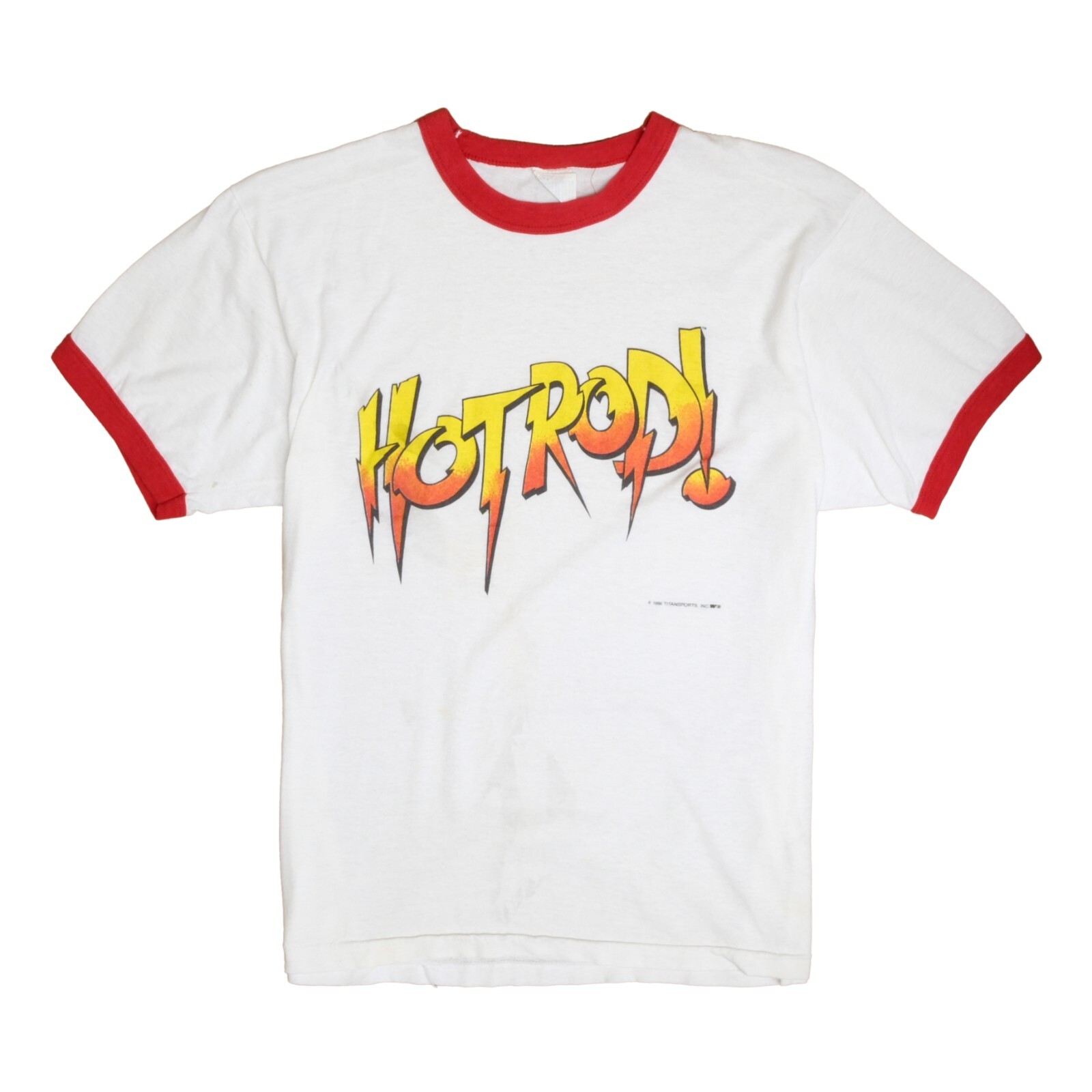 Vintage Hot Rod Rowdy Roddy Piper Wrestling Ringer T-… - Gem