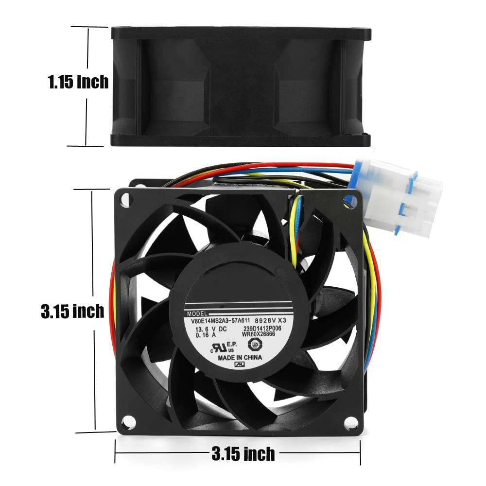 WR60X26866 for GE Refrigerator Evaporator Fan Motor 239D1412P006 ...