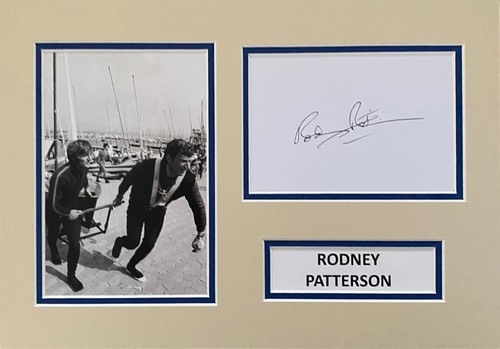 RODNEY PATTERSON HAND SIGNED A4 PHOTO MOUNT DISPLAY OLYMPICS AUTOGRAPH ...