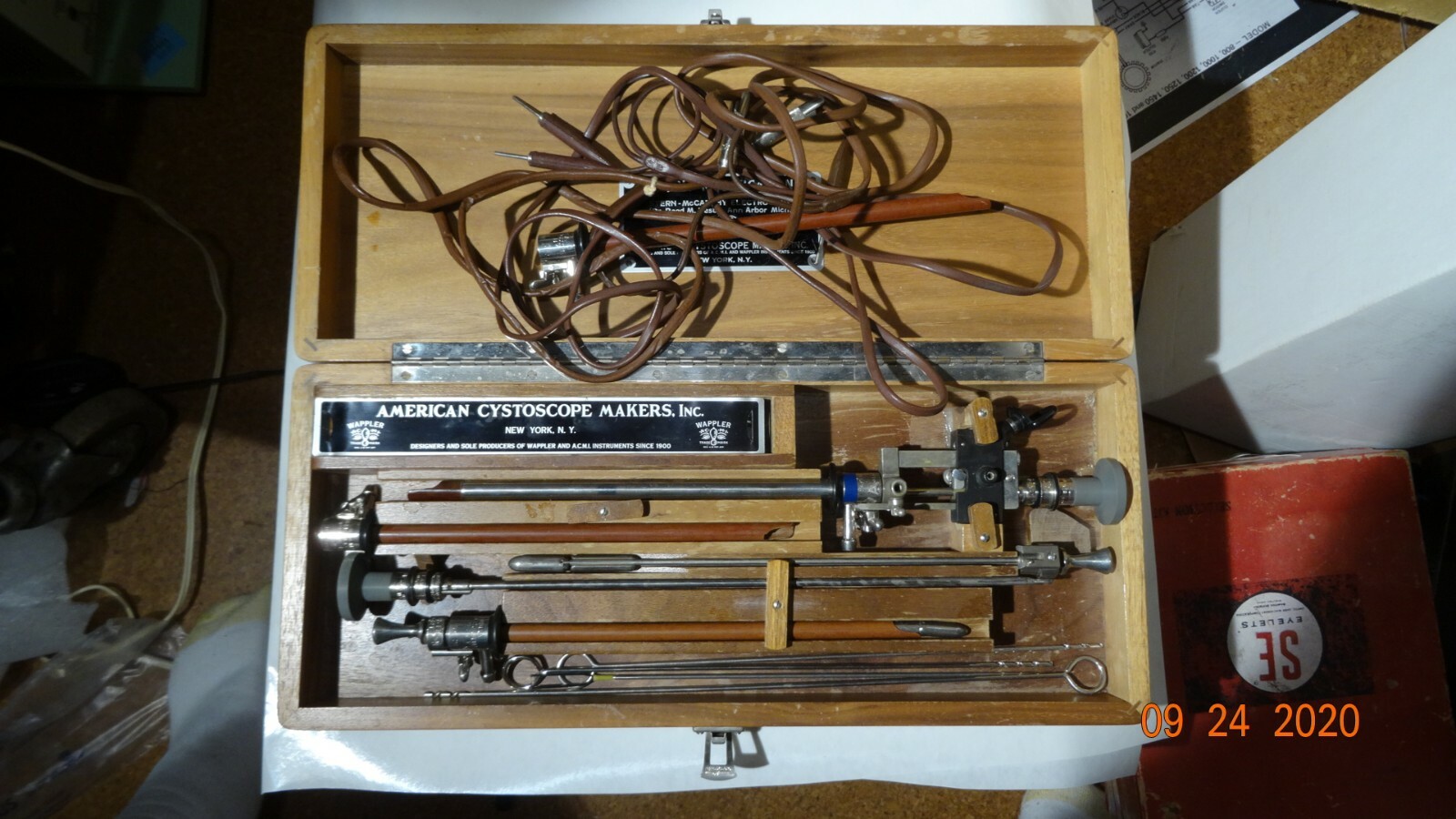 ANTIQUE RUDDOCK PERITONEOSCOPE, AMERICAN CYSTOSCOPE MAKERS INC. Nesbit ...