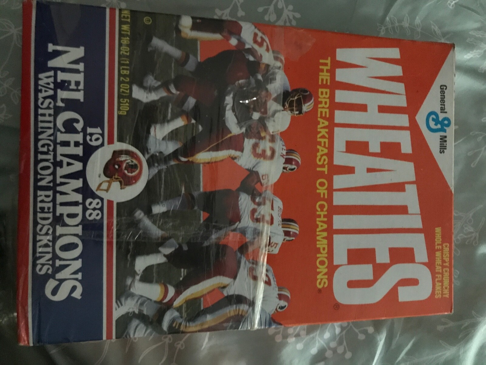 Washington Redskins 1988 NFL Champions Wheaties Box Unopened | eBay