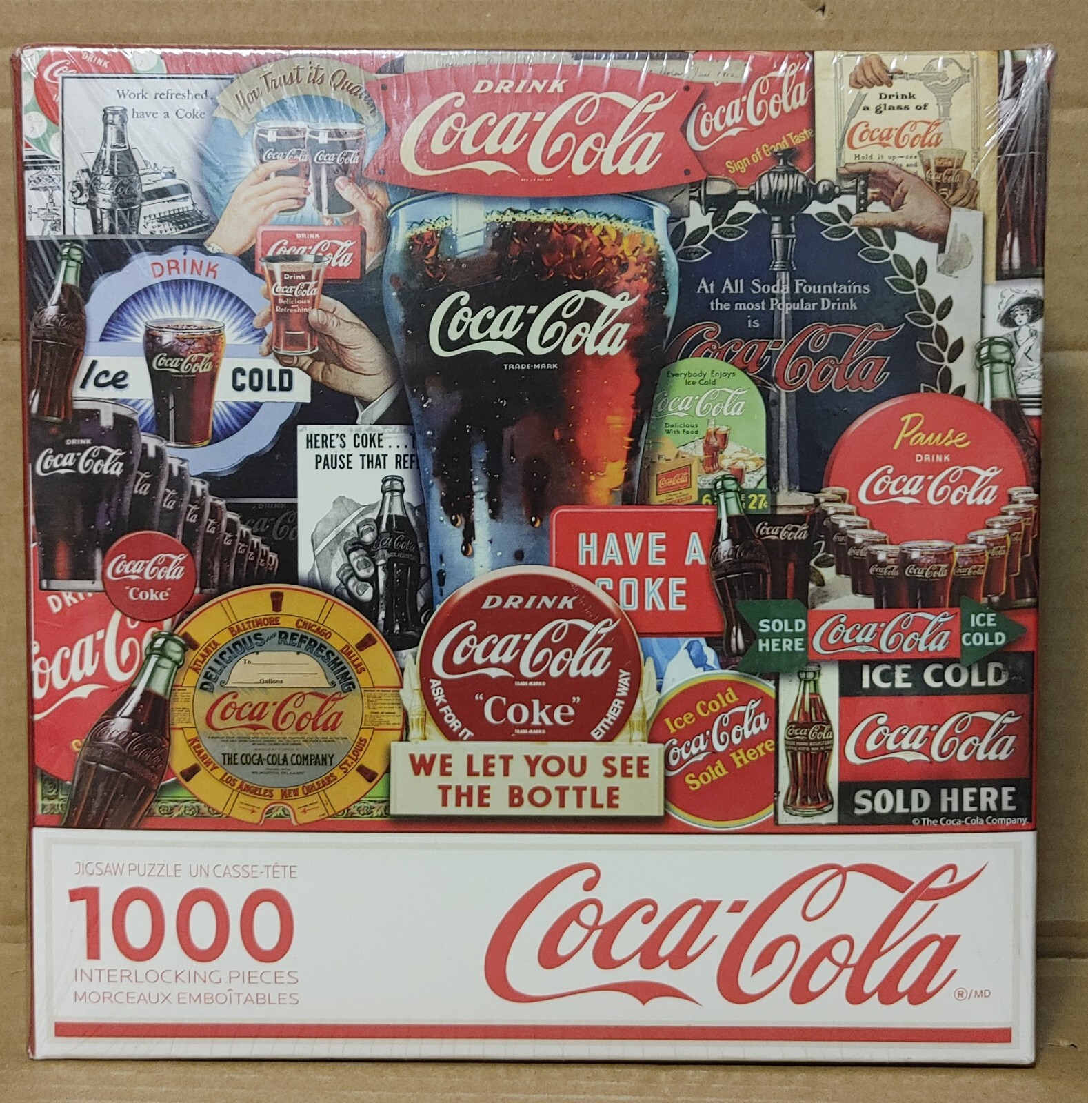 Springbok Coca Cola Jigsaw Puzzle 1000 Pieces Decades of Tradition Coke ...