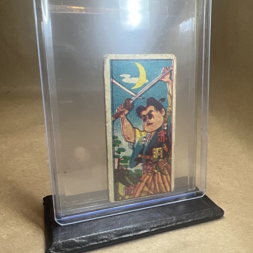 Vintage samurai 1950s Japanese Menko Card (Origin Of The Game Pogs!) | eBay