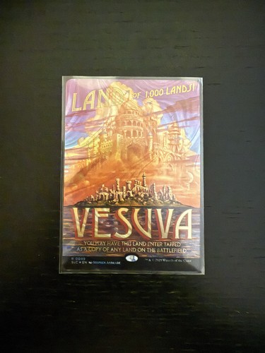 Secret Lair HALO Foil VESUVA MTG Magic The Gathering An Encyclopedia of ...