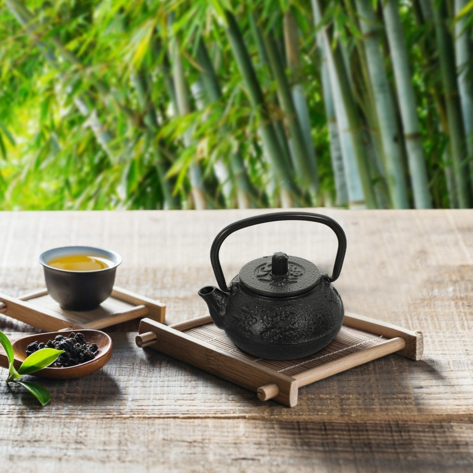 Small Cast Iron Japanese Tea Kettle Decorative Mini Teapot Chinese ...