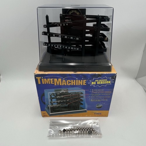 Vintage 1990s Time Machine Kinetic Clock Rolling Ball Can You Imagine ...