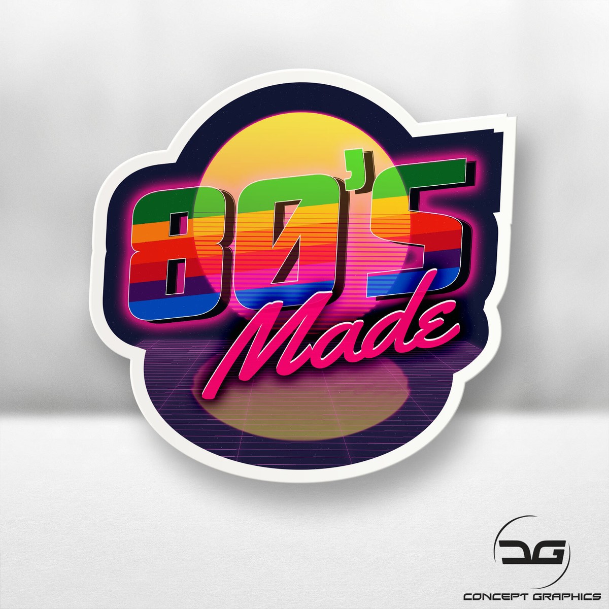 Retro 80s Logo
