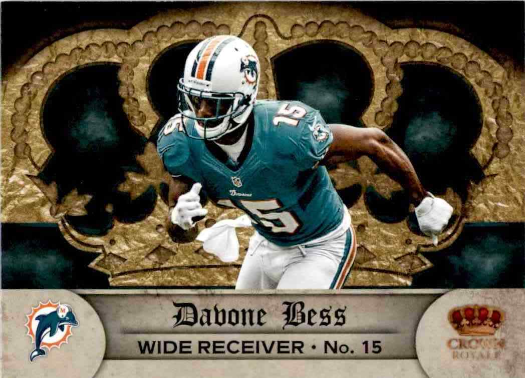 2012 Panini Crown Royale Davone Bess Miami Dolphins #48 | eBay