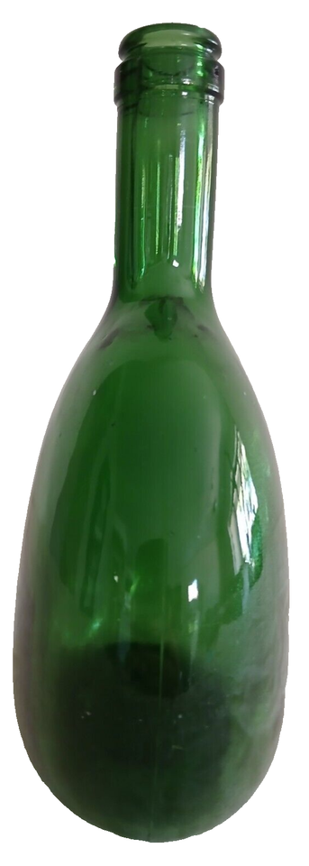 Green Glass Bottle Marked BA 8 313 On Bottom 8.25" Tall Vintage | eBay