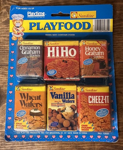 Vintage Tyco Playtime 80s Play Food NEW NIP Sealed 1988 Kitchen | eBay