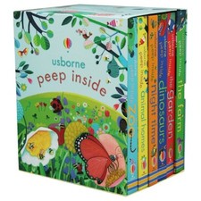 Usborne LOOK Inside Collection 6 Books Set-space Animal Homes Our World ...